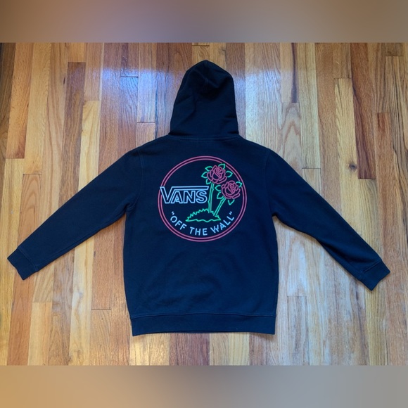 Vans | Shirts & Tops | Vans Of The Wall Roses Pullover Hoodie | Poshmark